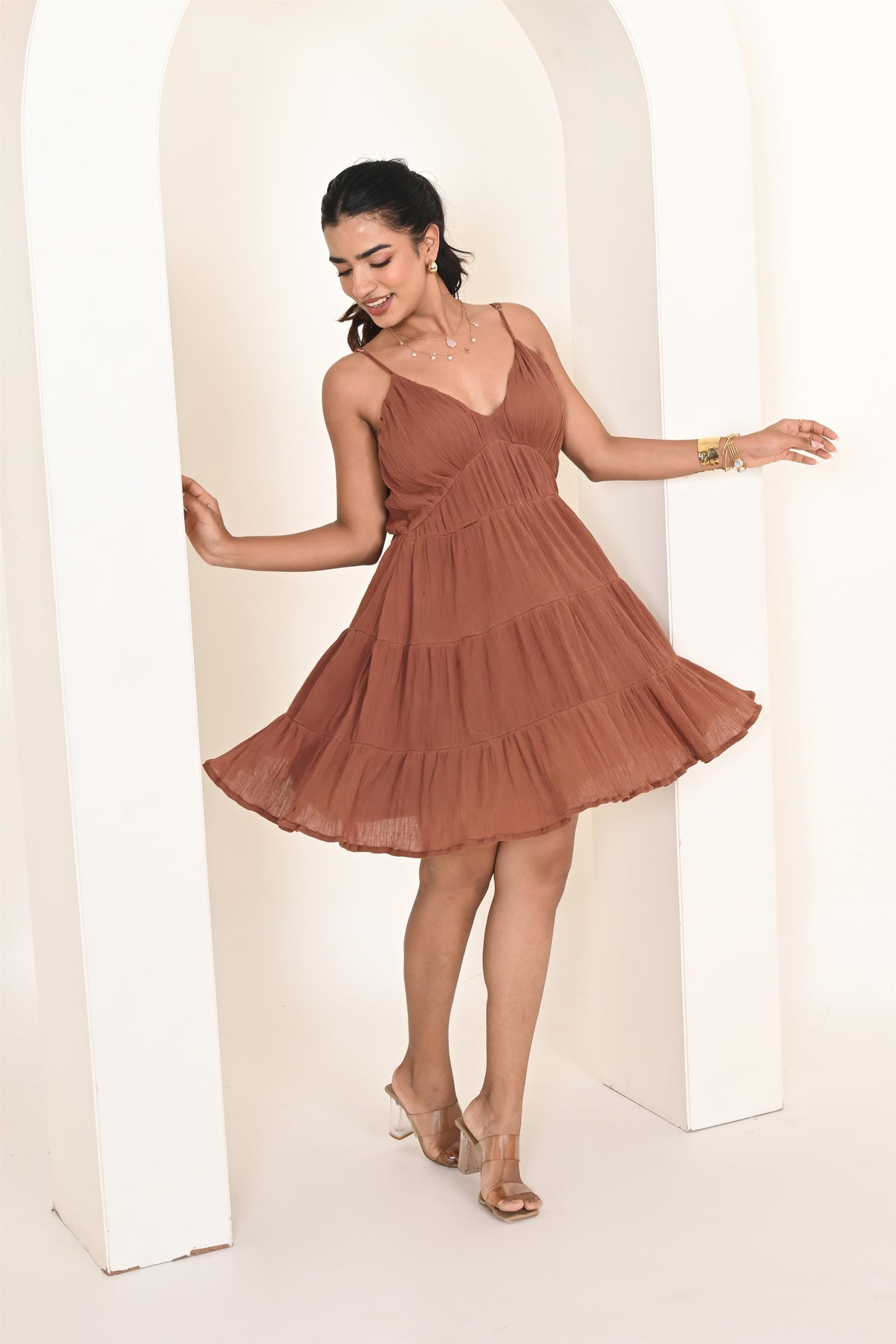 Chocolate delight dress – anishbyahinsa